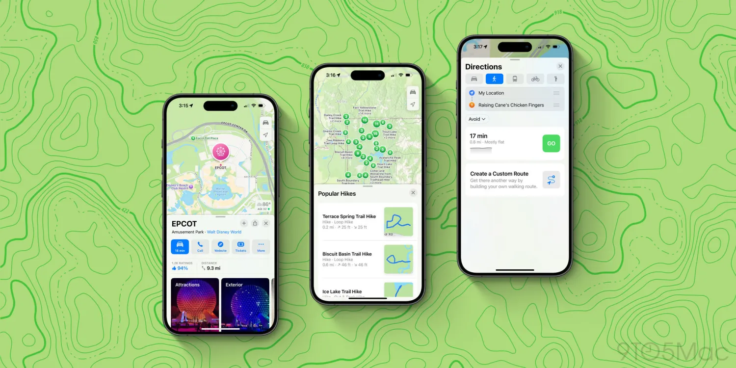 Có gì mới trong Apple Maps ở bản cập nhật iOS 18